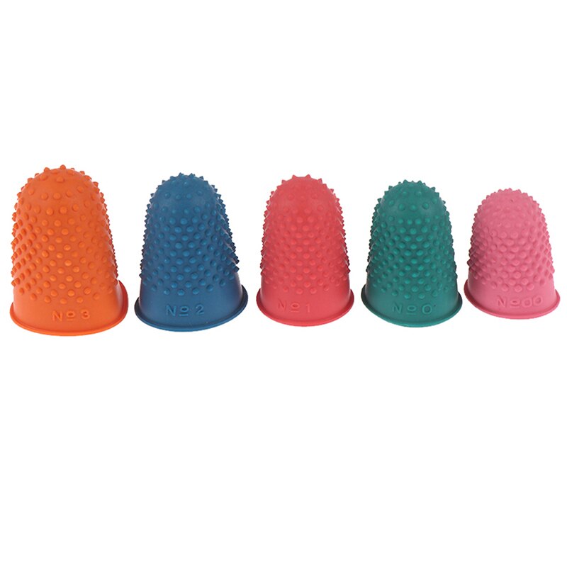 5Pcs Tellen Cone Rubber Vingerhoed Protector Naaie... – Grandado