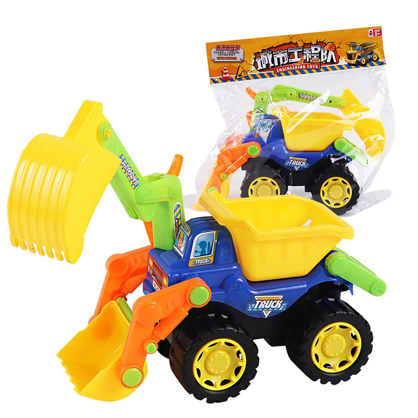 Simulation Engineering Vehicle Excavator Toy Car M... – Grandado