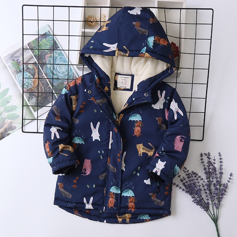 IYEAL Children Boys Girls Hooded Cartoon Jackets F... – Grandado