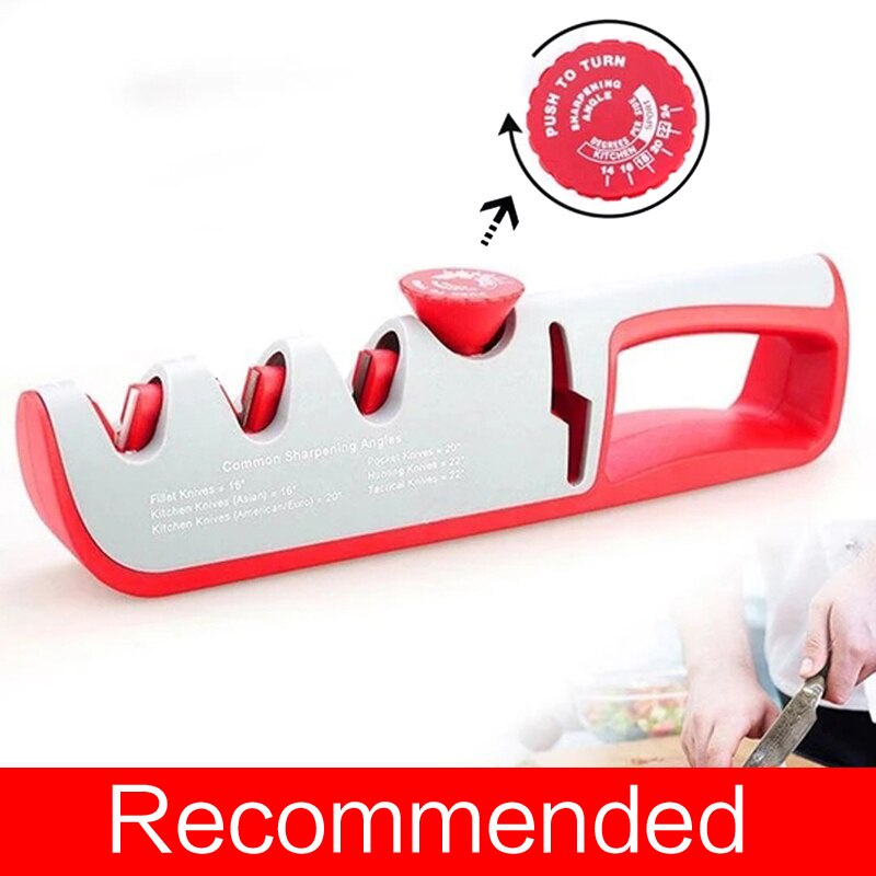 4 in 1 kitchen knife sharpener multifunction Sharp... – Vicedeal