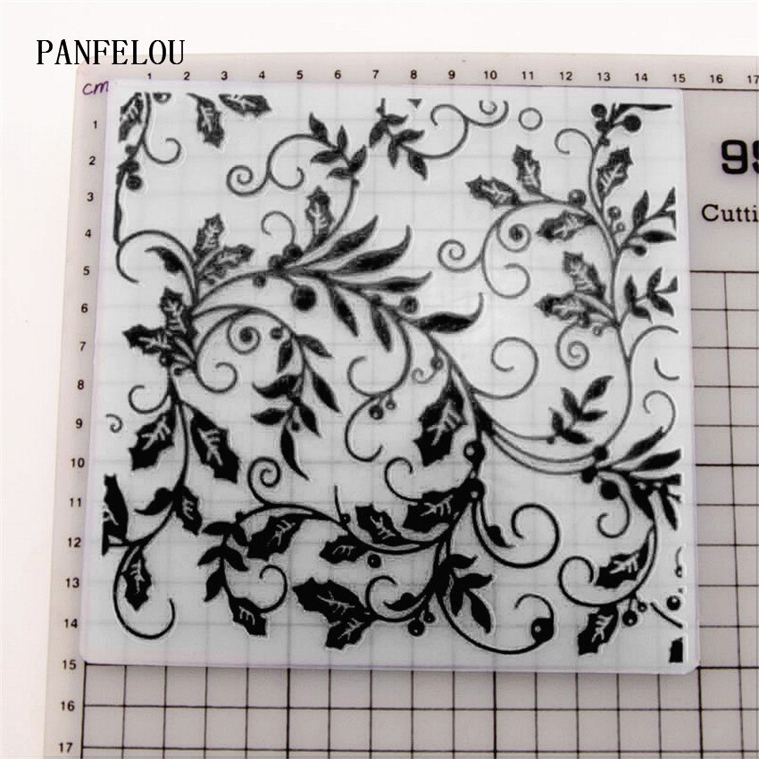 PANFELOU Easter Blue vines Embossing folders Plast... – Grandado