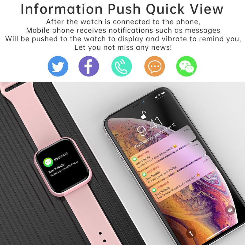 Smart Watch T80 Pro 40mm HD Screen 1.3inch Bluetoo... – Grandado