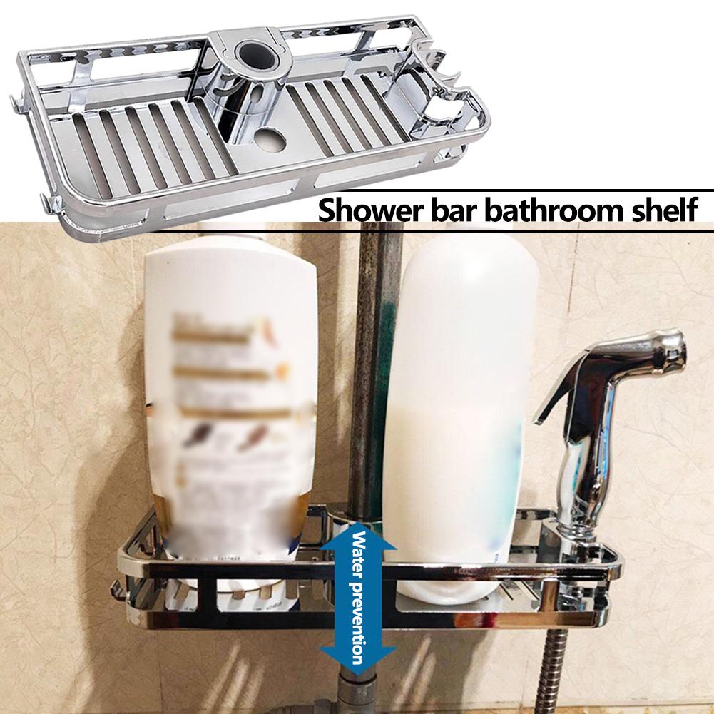 Plastic Chrome Lifting Shower Shelf Multi-function... – Vicedeal
