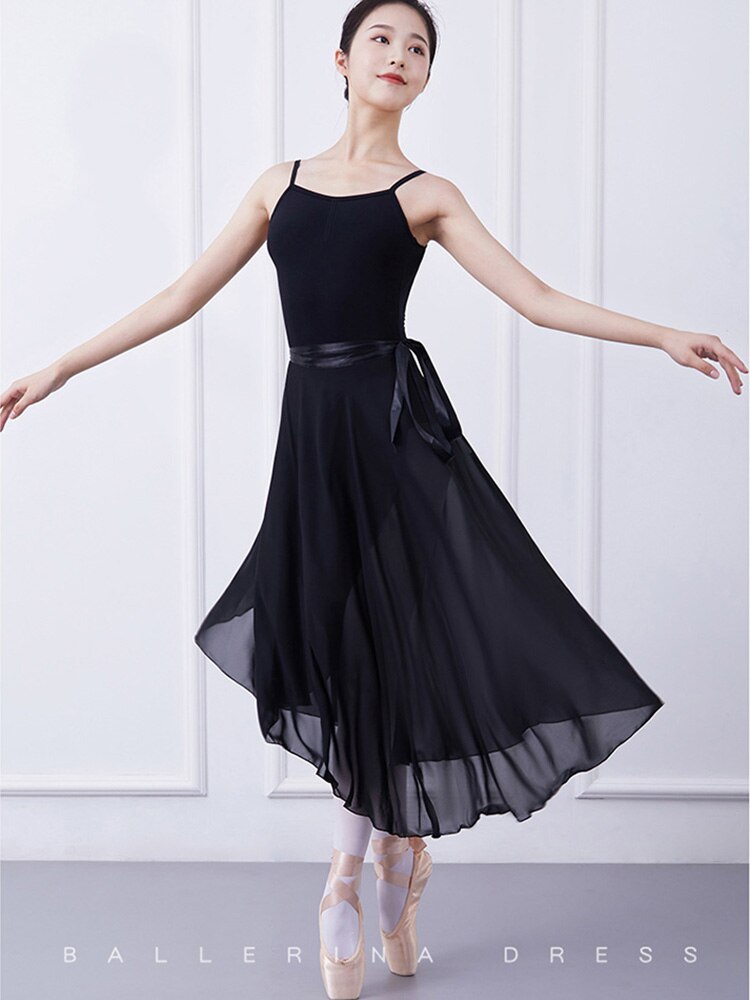 Dans Rok Vrouwen Lange Chiffon Ballet Rokken Volwa... – Grandado