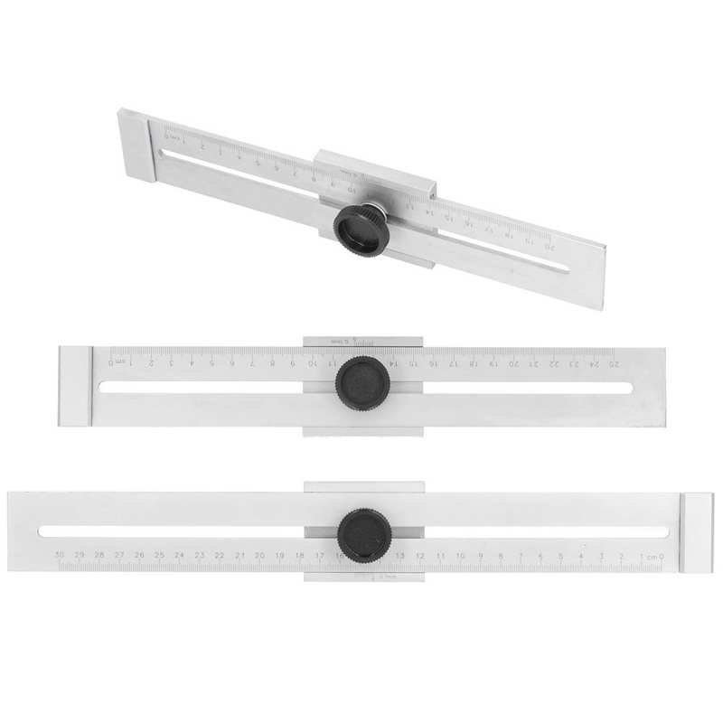 200mm 250mm 300mm Sliding Line Ruler Accuracy Scri... – Grandado