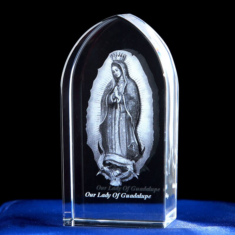 Jesus Statue 3D Crystal Jesus Inner Carving Yehua ... – Grandado