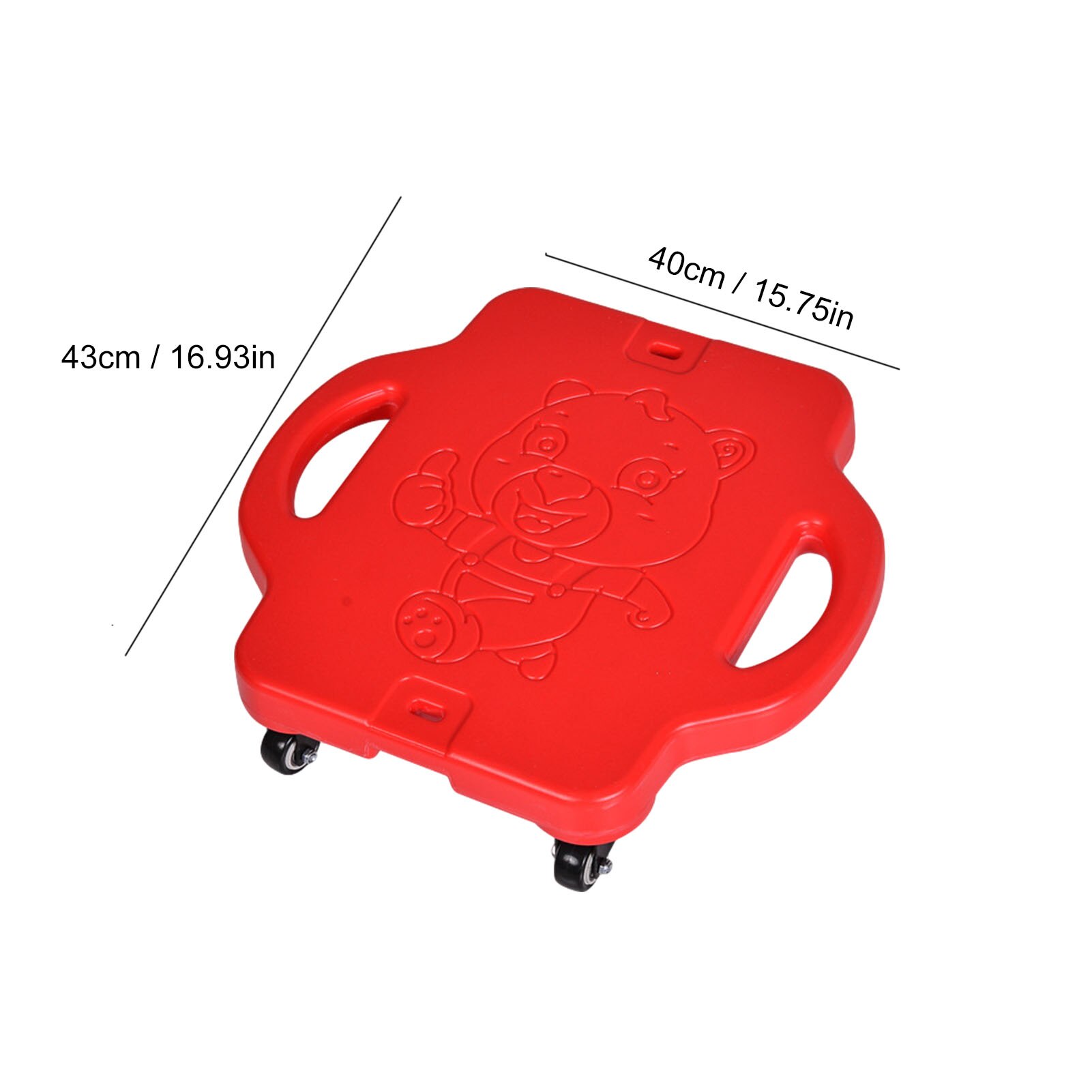 Kids Balance Board Plastic Four-Wheeled Scooter Bo... – Grandado