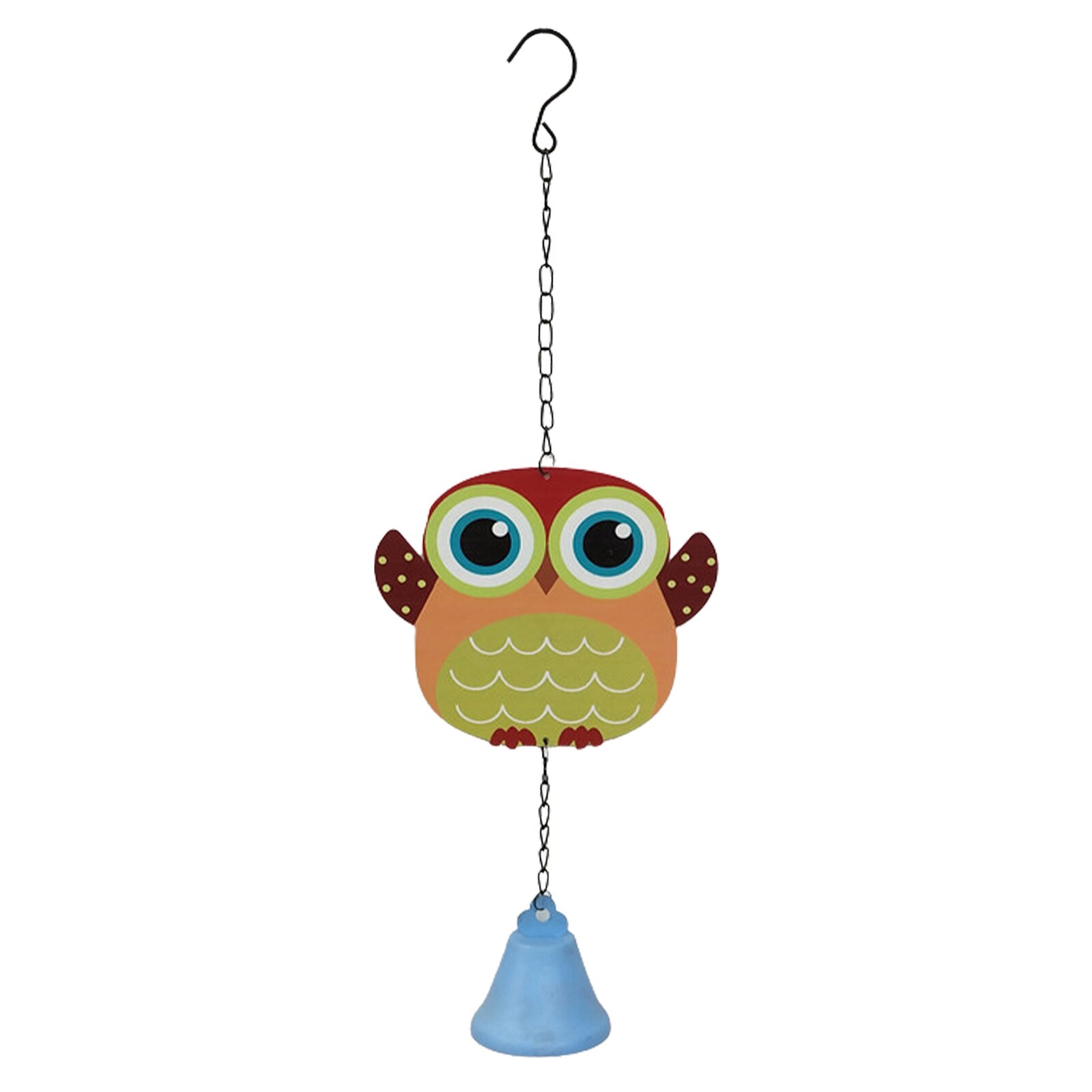 Owl Wind Chimes Metal Iron Hanging Wind Bell Garde... – Grandado