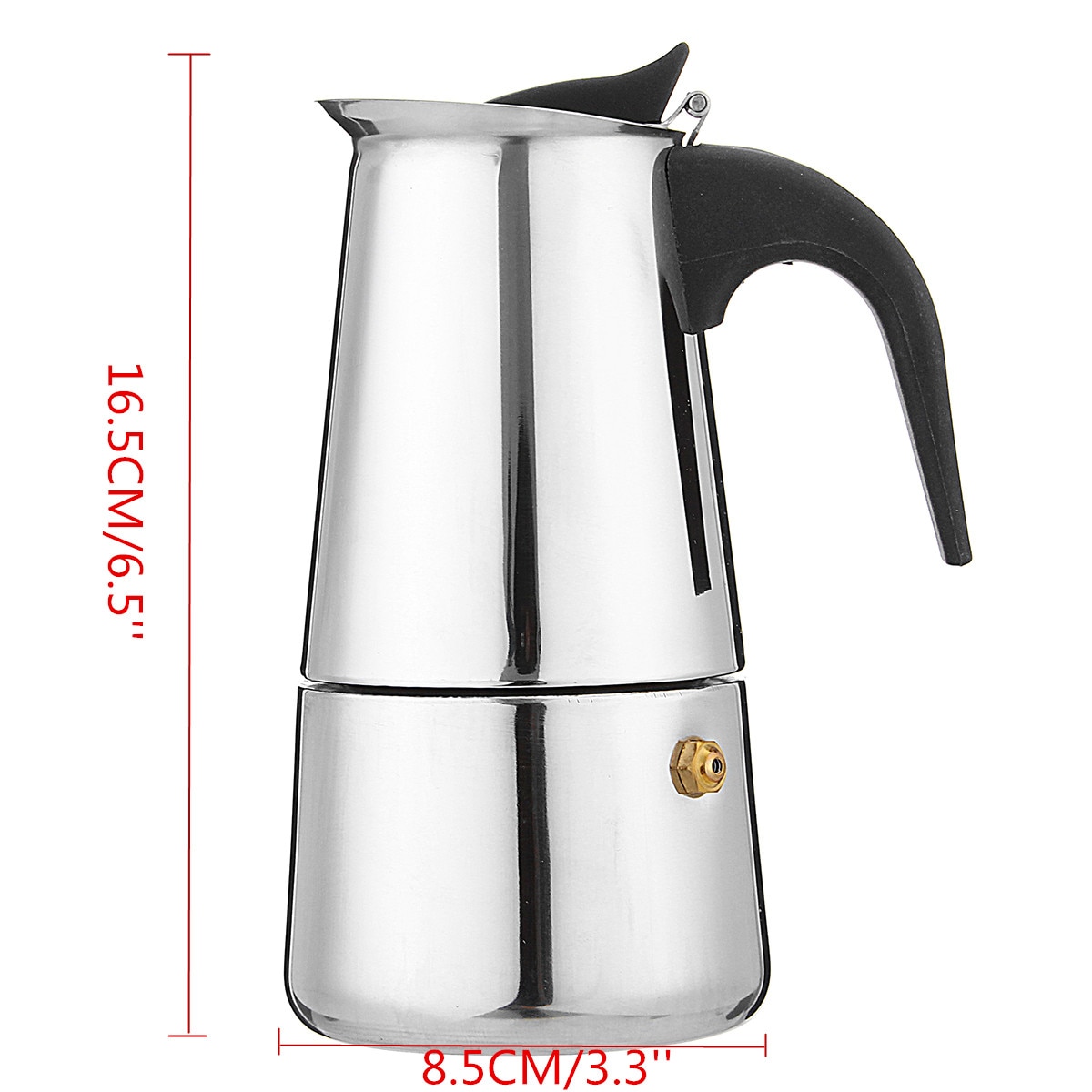 Portable Espresso Coffee Maker Moka Pot Stainless ... – Grandado