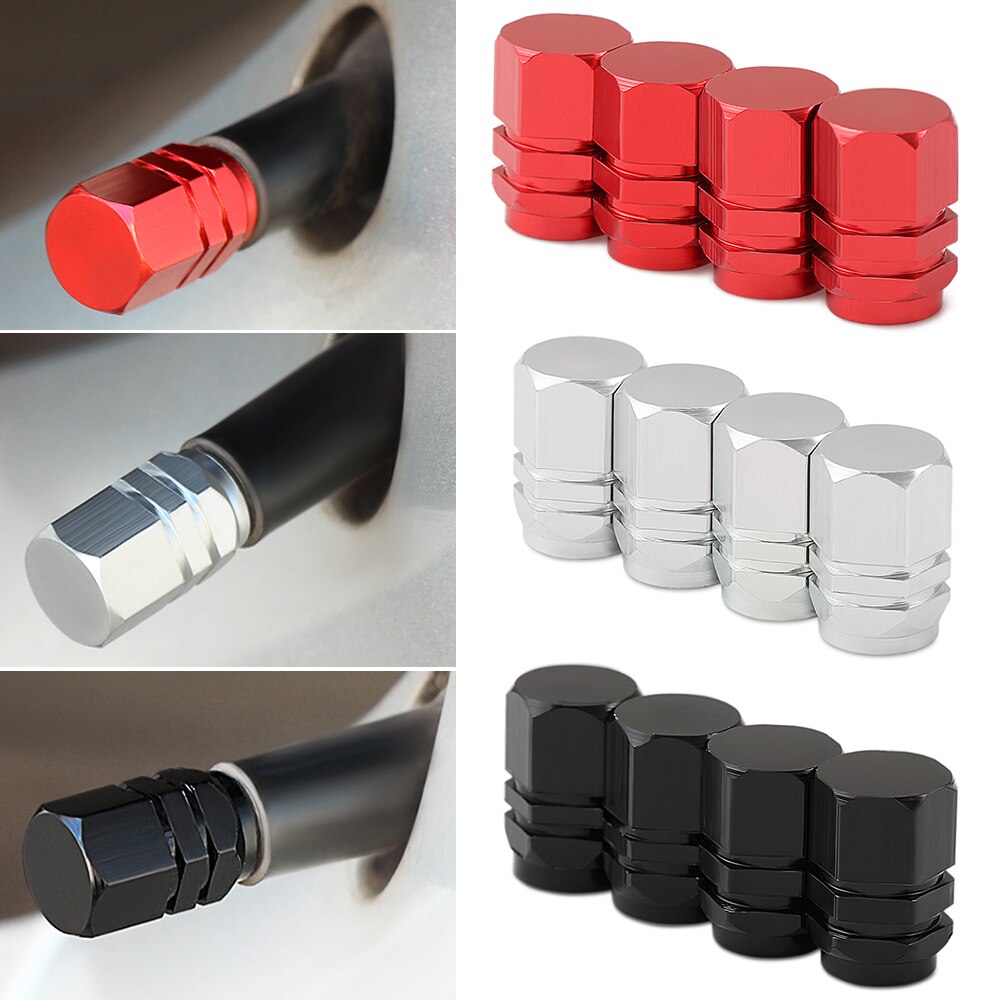 Car Wheel Tire Valve Caps Tyre Rim Stem Covers for... – Grandado