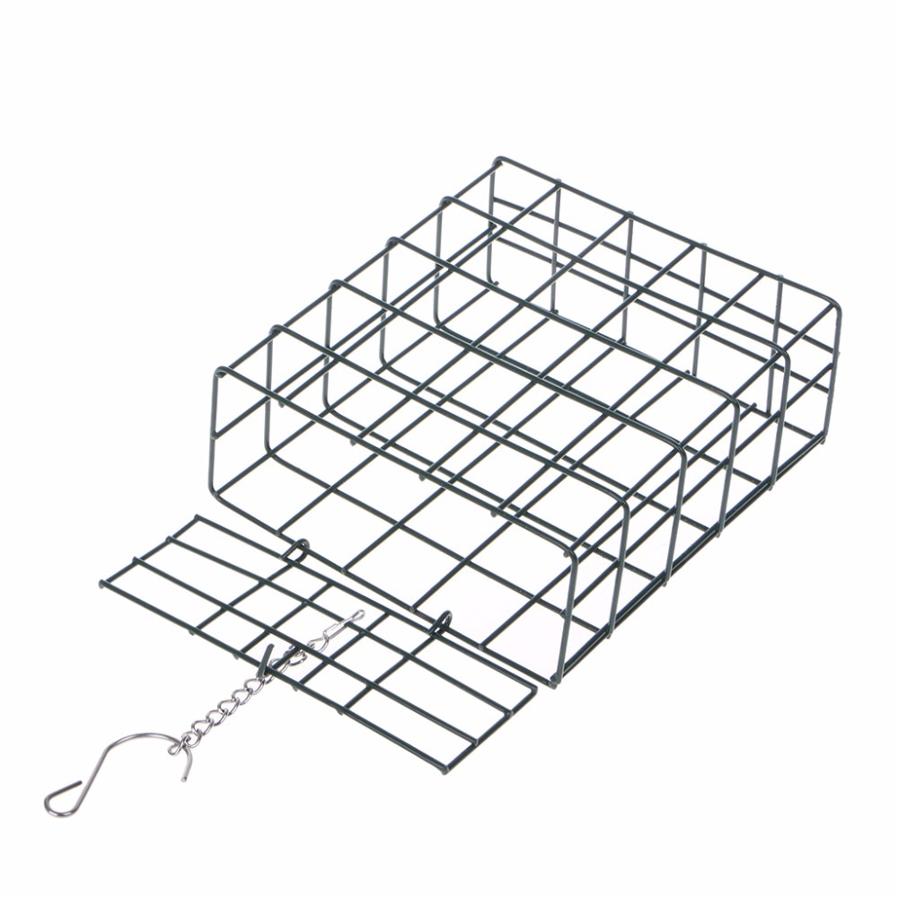 Outdoor Bird Feeder Green Cube Cage Food Fruit Veg... – Grandado