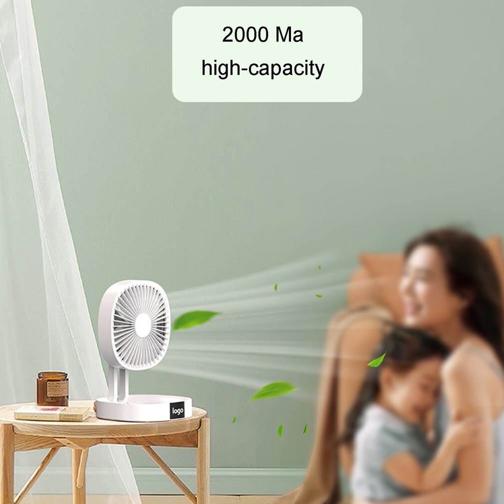 Mini Desktop Fan Folding Wall Fan Home Kitchen Tel... – Grandado