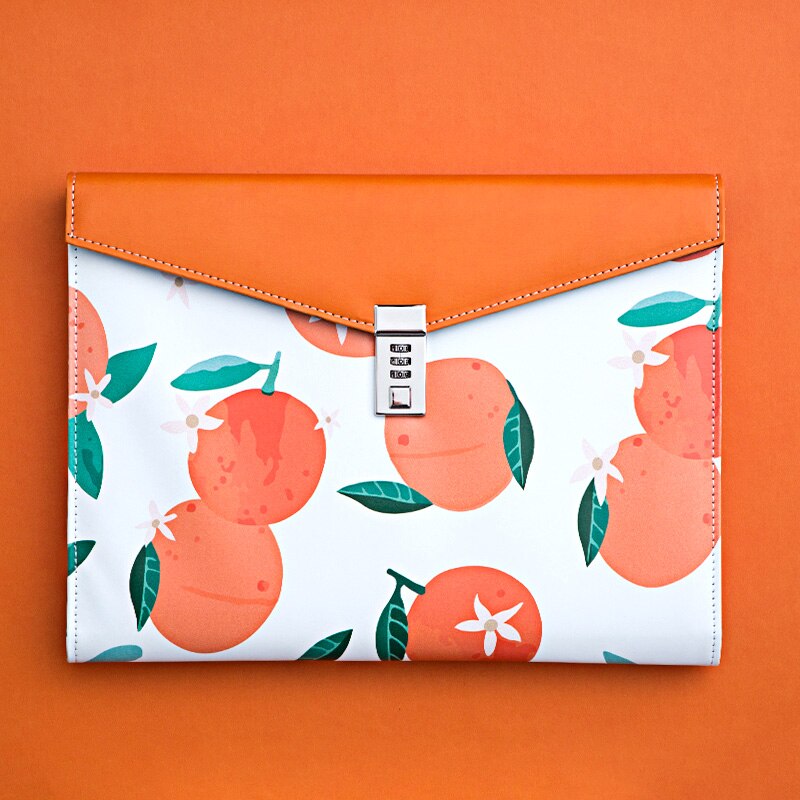 A4 File Folder with Lock ,Flamingo Document Organi... – Grandado