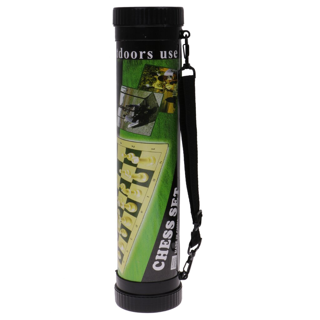 Portable Travel Chess Set Roll Up Mat in Tube Shap... – Grandado