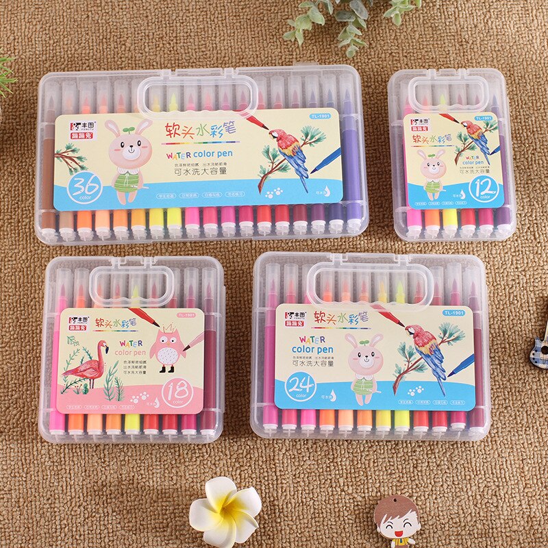 Coloffice Art Marker Soft Head Nibs Washable Kids ... – Grandado