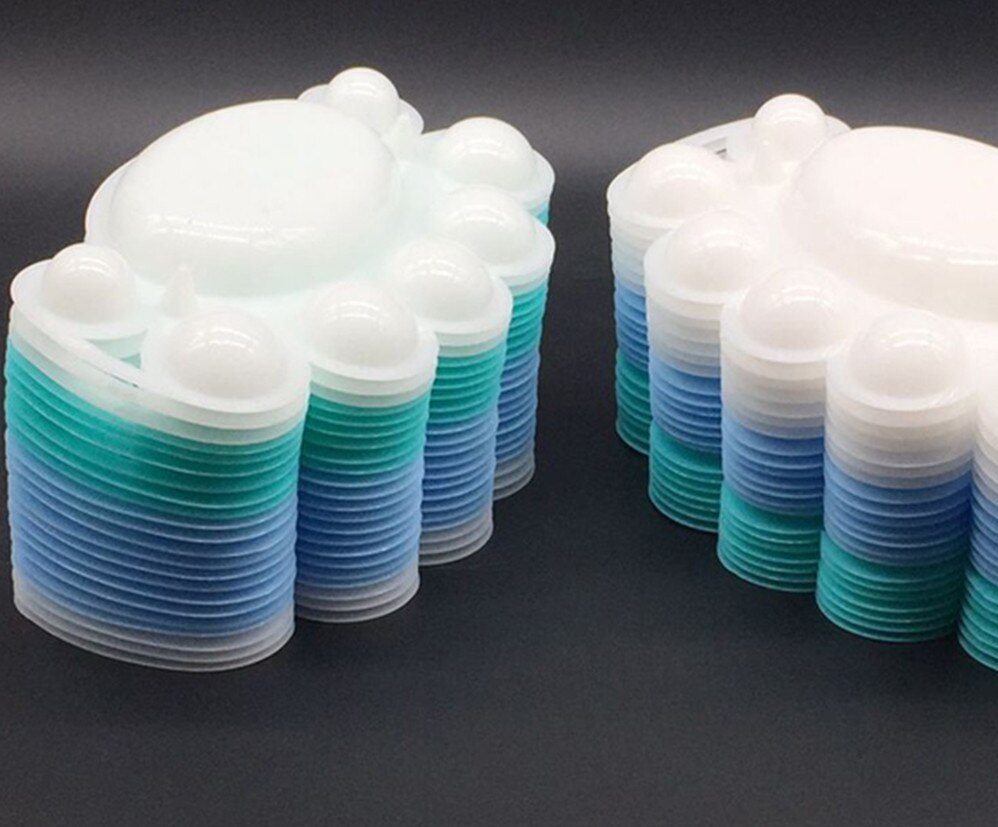 20 Pcs Plastic Palet Art Verf Plastic Tekening Lad... – Grandado