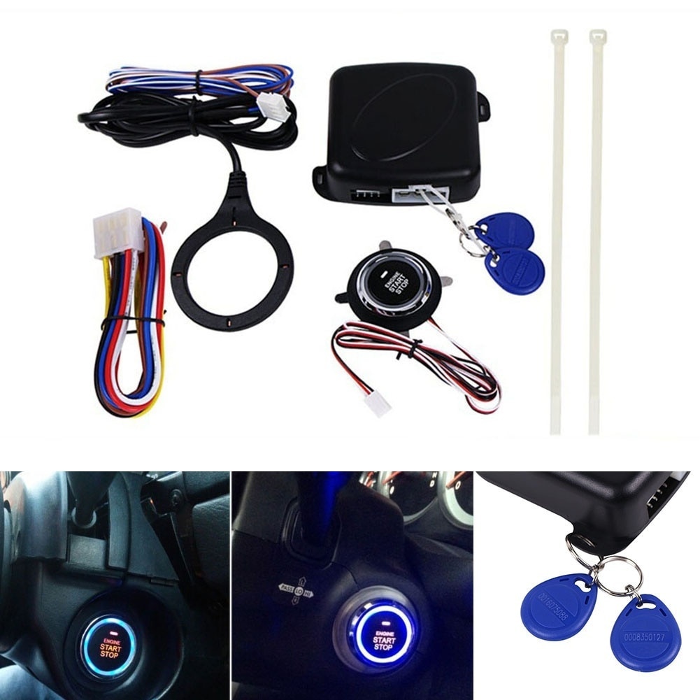 Auto Motor Push Start Button Rfid Motor Lock Ontst... – Grandado