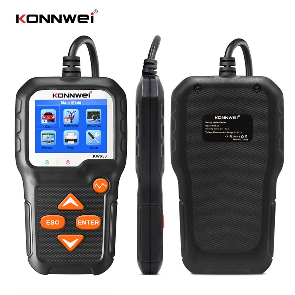 Automotive Belasting Diagnose Tool Konnwei KW650 A... – Grandado