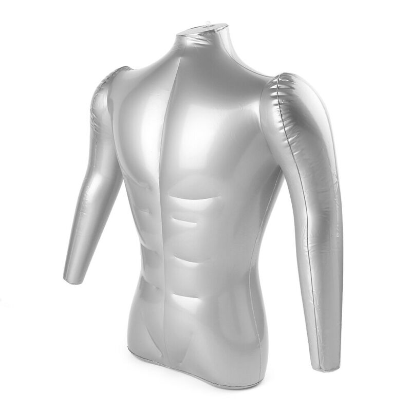 Man Half Body With Arm PVC Inflatable Mannequin Ma... – Grandado