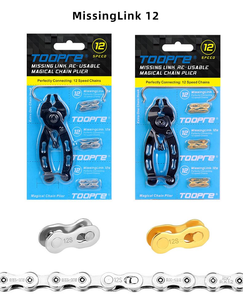 Toopr Bike Chain Link Magic Gesp Tang Set Ketting ... – Grandado