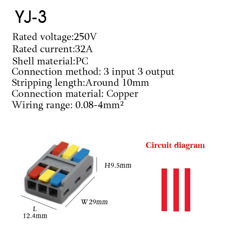 Wire Connector Quick Splitter Mini Splicing Univer Vicedeal