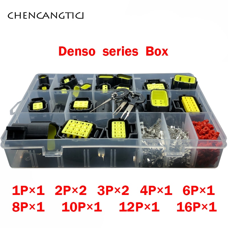 291pcs Denso 1.8mm 1 2 3 4 6 8 10 12 16 Pin Way Wa... – Grandado