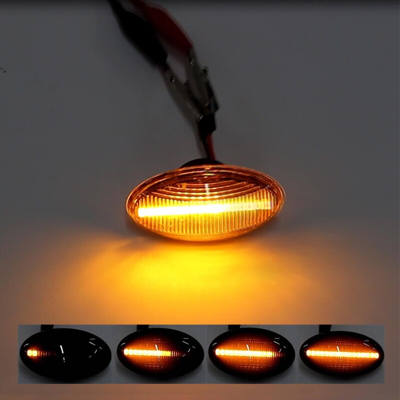 2x12 V Vloeiende Side Repeater Lamp Dynamische LED... – Grandado