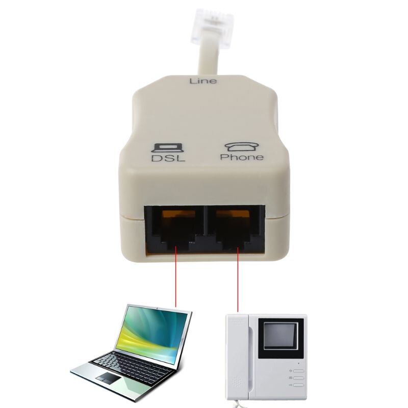 Módem ADSL portátil teléfono Fax en red separador ... – Grandado