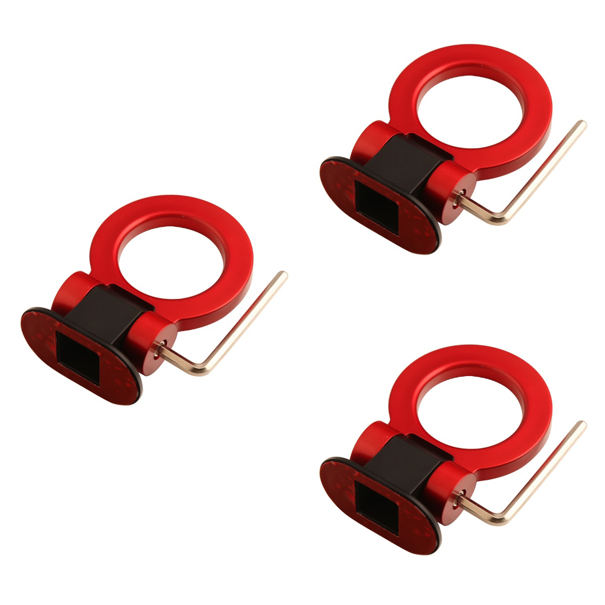 3pcs Universal Ring Track Racing Style Tow Hook De... – Vicedeal