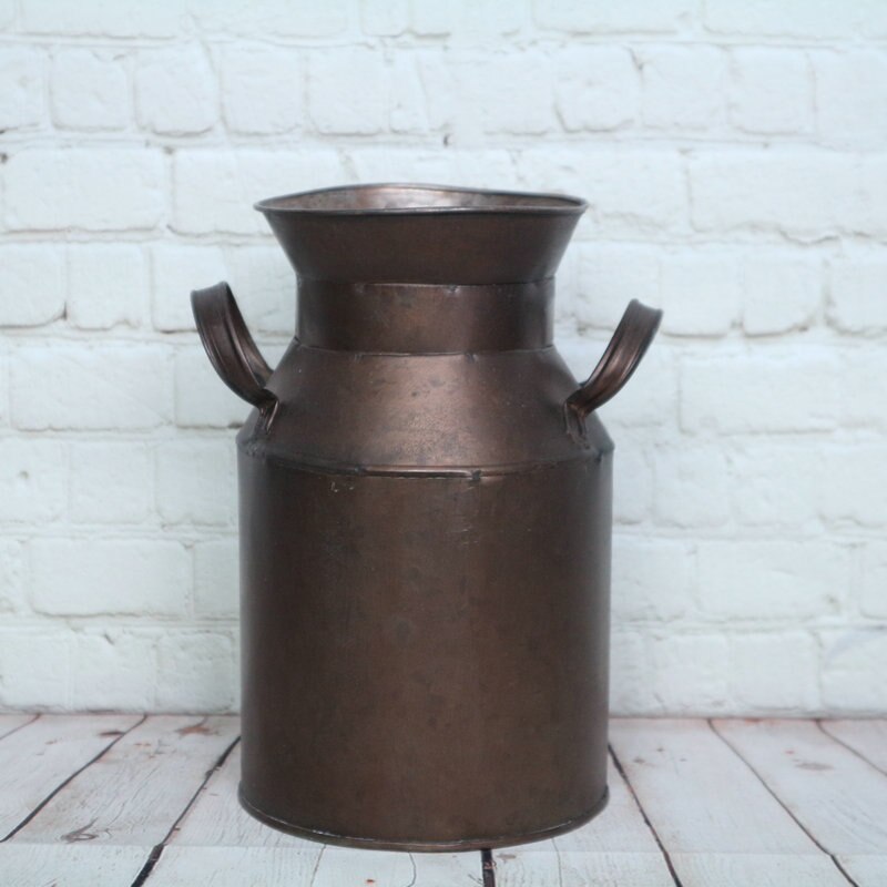 Fletiter Farmhouse Metal Galvanized Flower Vase,Se... – Grandado
