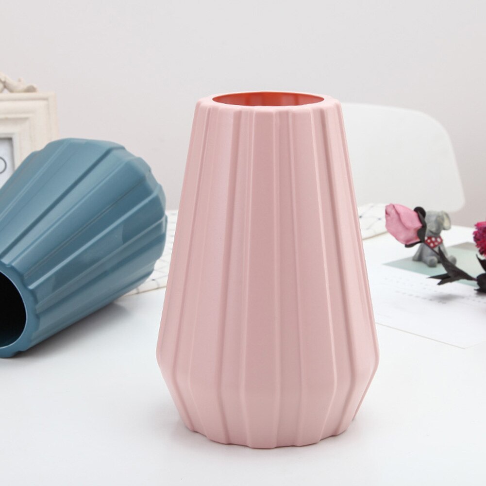 Plastic Vases Nordic Imitation Ceramic Vase Flower... – Vicedeal