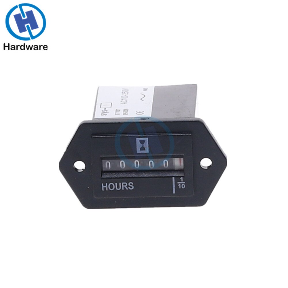 AC100-250V 6 Digits Hour Meter Complete Sealed Qua... – Grandado
