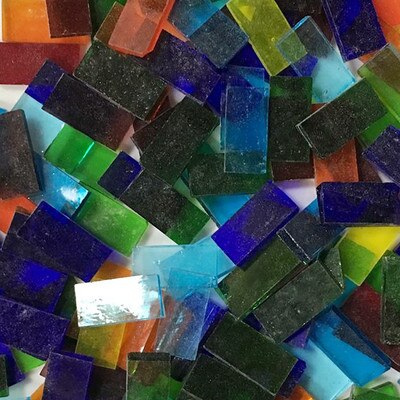 100g Irregular Mosaic Tile Glass Art Glass Mixed C... – Vicedeal