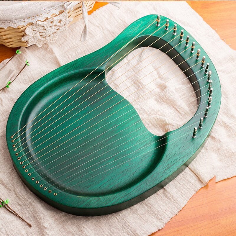 16 strings 16 notes lyre thumb harp portable minor... – Vicedeal