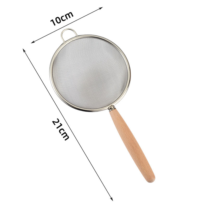 Stainless Steel Mesh Strainer with Wooden Handle, ... – Grandado