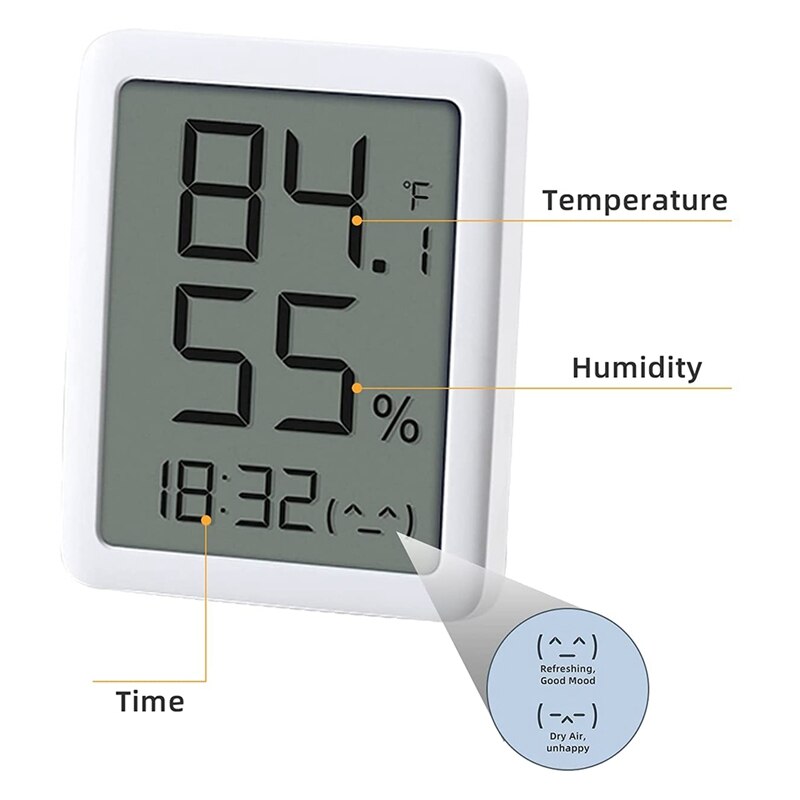 Digital Hygrometer Indoor Thermometer HD 3.5Inch L... – Vicedeal