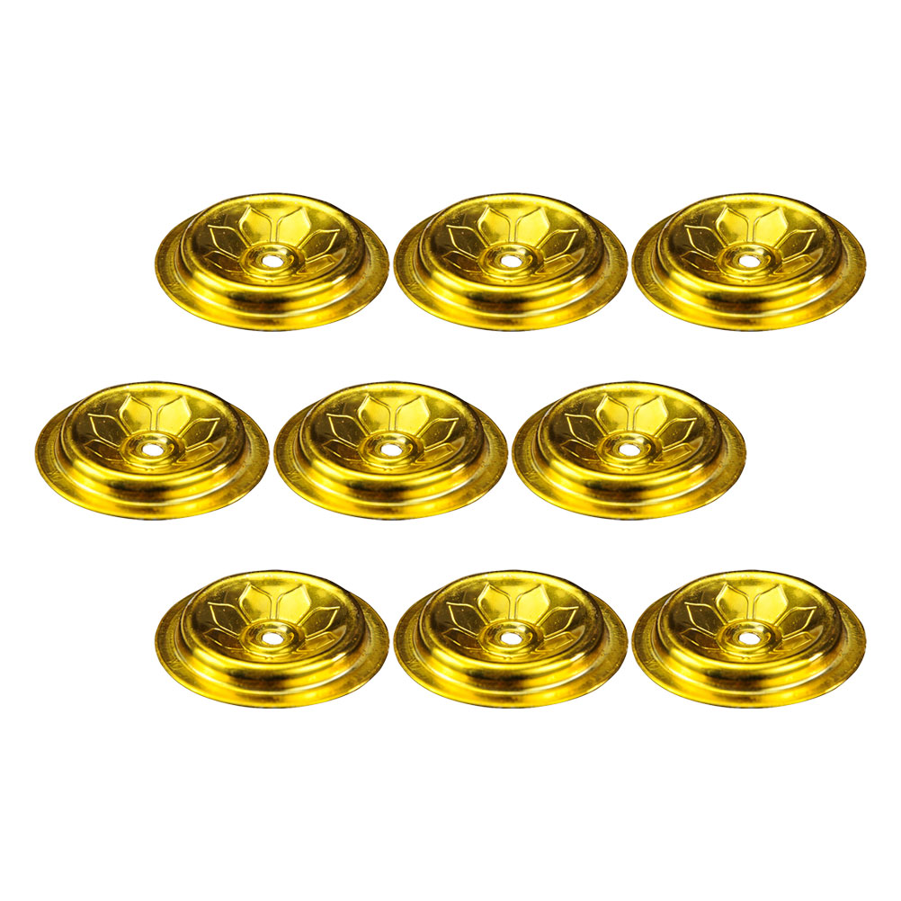 18 Pcs Lotus Pattern Wick Floating Holders Oil Lam... – Grandado