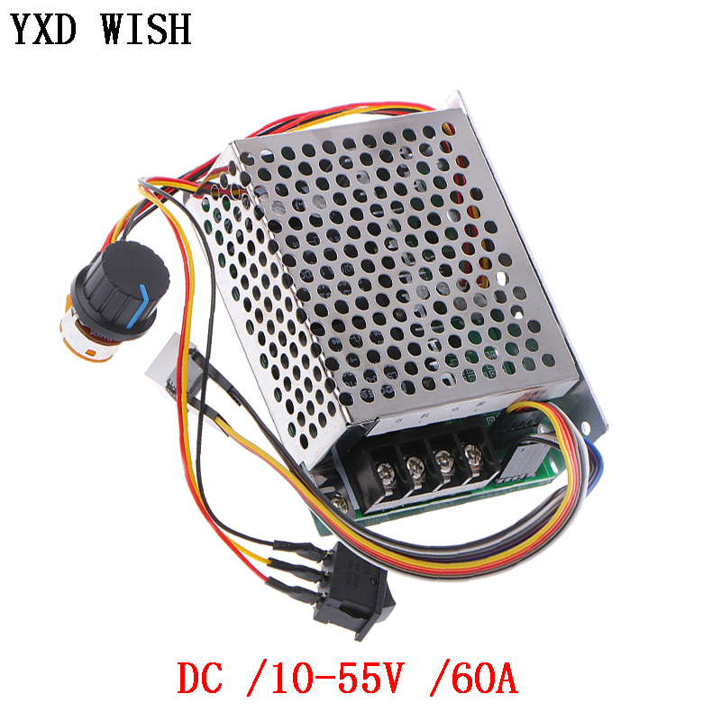 PWM Motor Speed Controller DC 10-55V 60A Speed Con... – Grandado