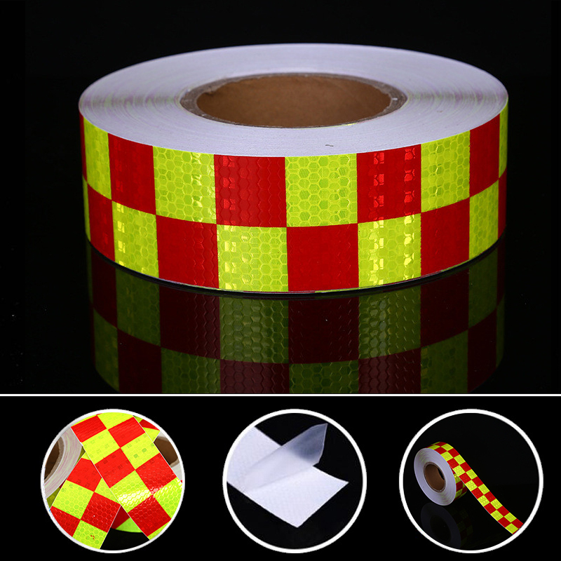 1 Pcs 10MX5CM Rood Groen Rooster Reflecterende Sti... – Vicedeal