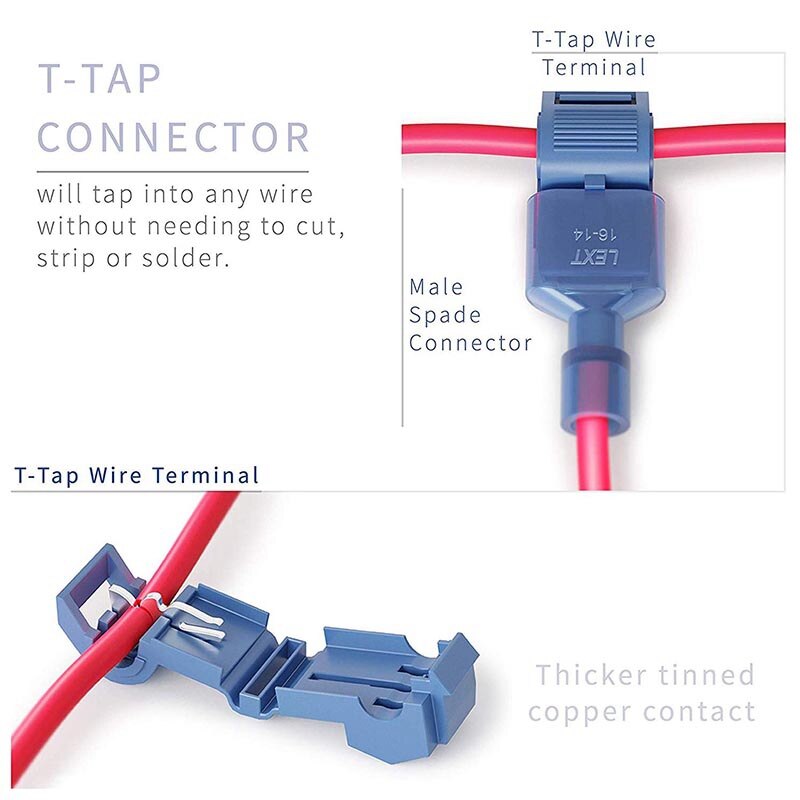 260 Pcs Function T Tap Electrical Connectors - Qui... – Vicedeal