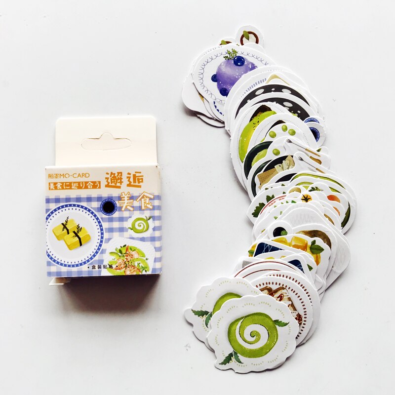 1 pack Yummy Delicious Food Decorative Stickers DI... – Grandado
