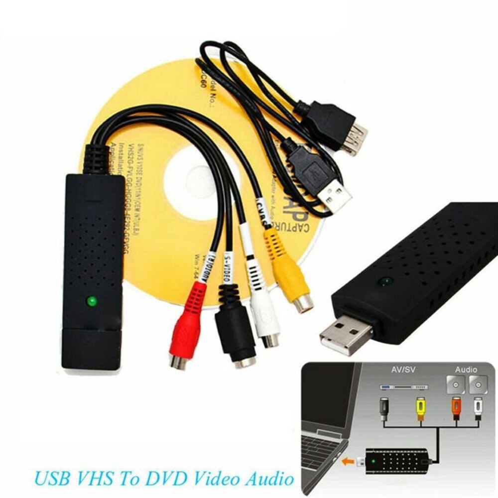 Audio VHS Video Capture USB2.0 Recorder To DVD Ana... – Grandado