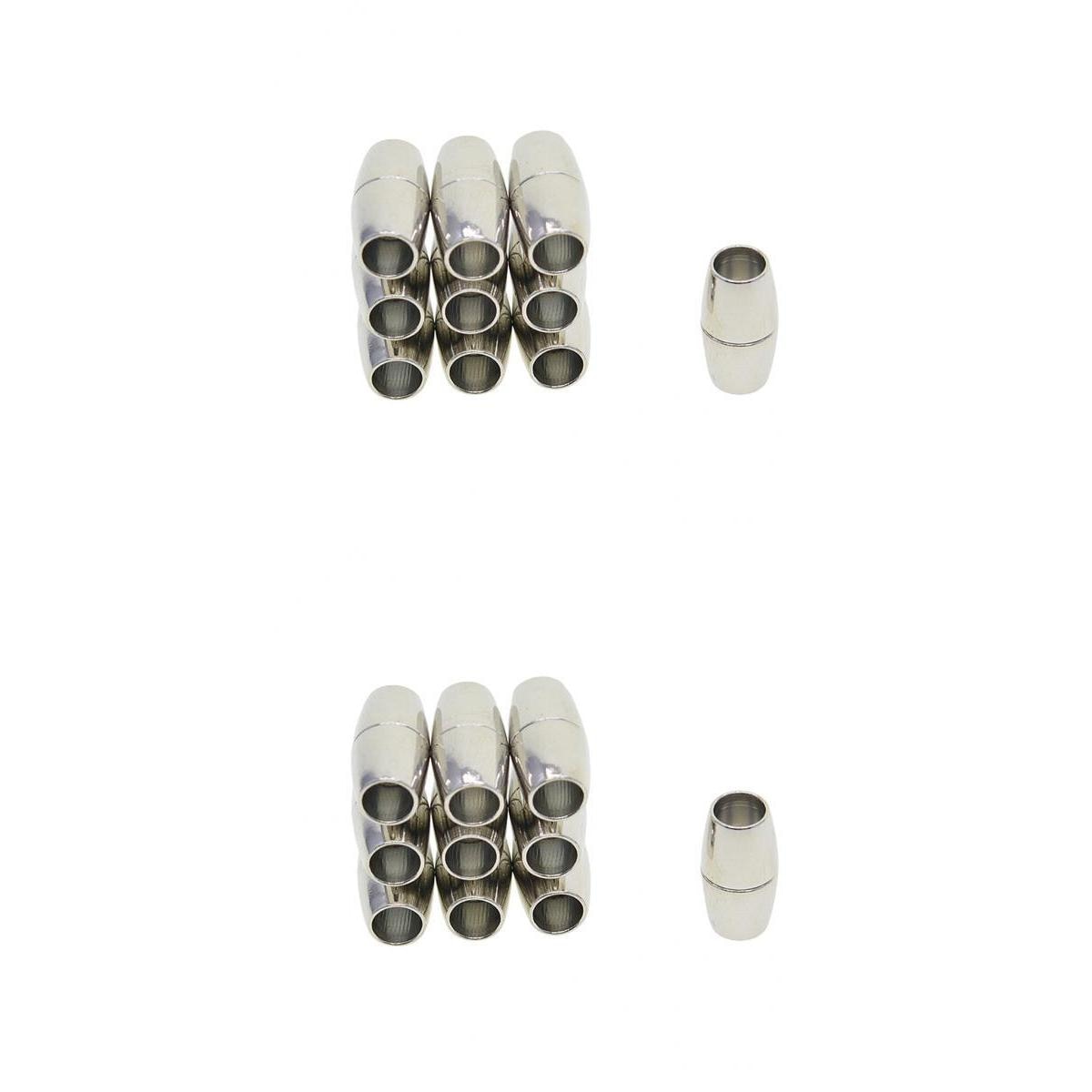 20x Barrel Tube Magnetic Clasp Closure Cap Round L... – Vicedeal