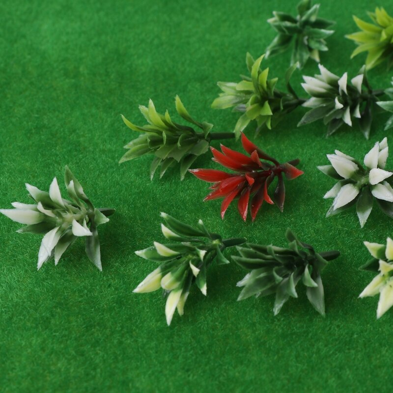 100pcs 1:100 HO Scale Flower Grass Mix Colors Mode... – Grandado