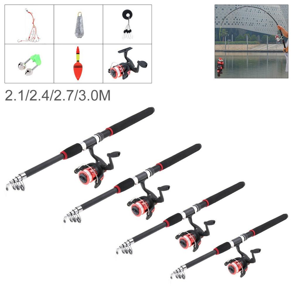 2.1-3m glass fiber Telescopic Spinning Fishing Rod... – Grandado