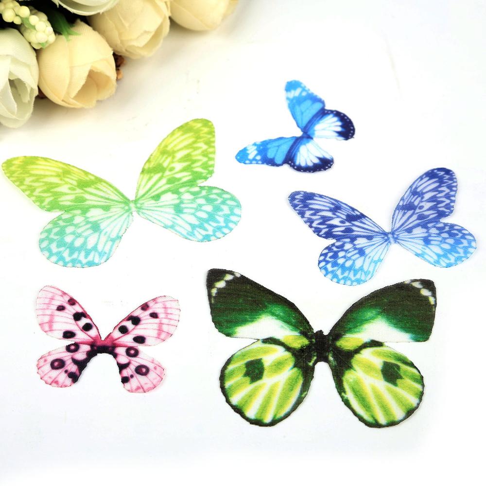 10 stk tyl sommerfugl farverig fest jul festival b... – Grandado