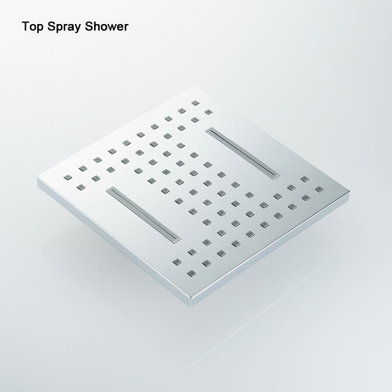 Chrome ABS Shower Head Over-head Shower Sprayer To... – Grandado