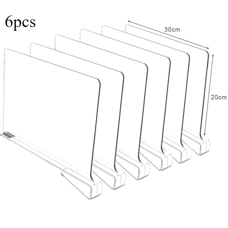 Closet Dividers Organizers Clear Acrylic Divider B... – Grandado