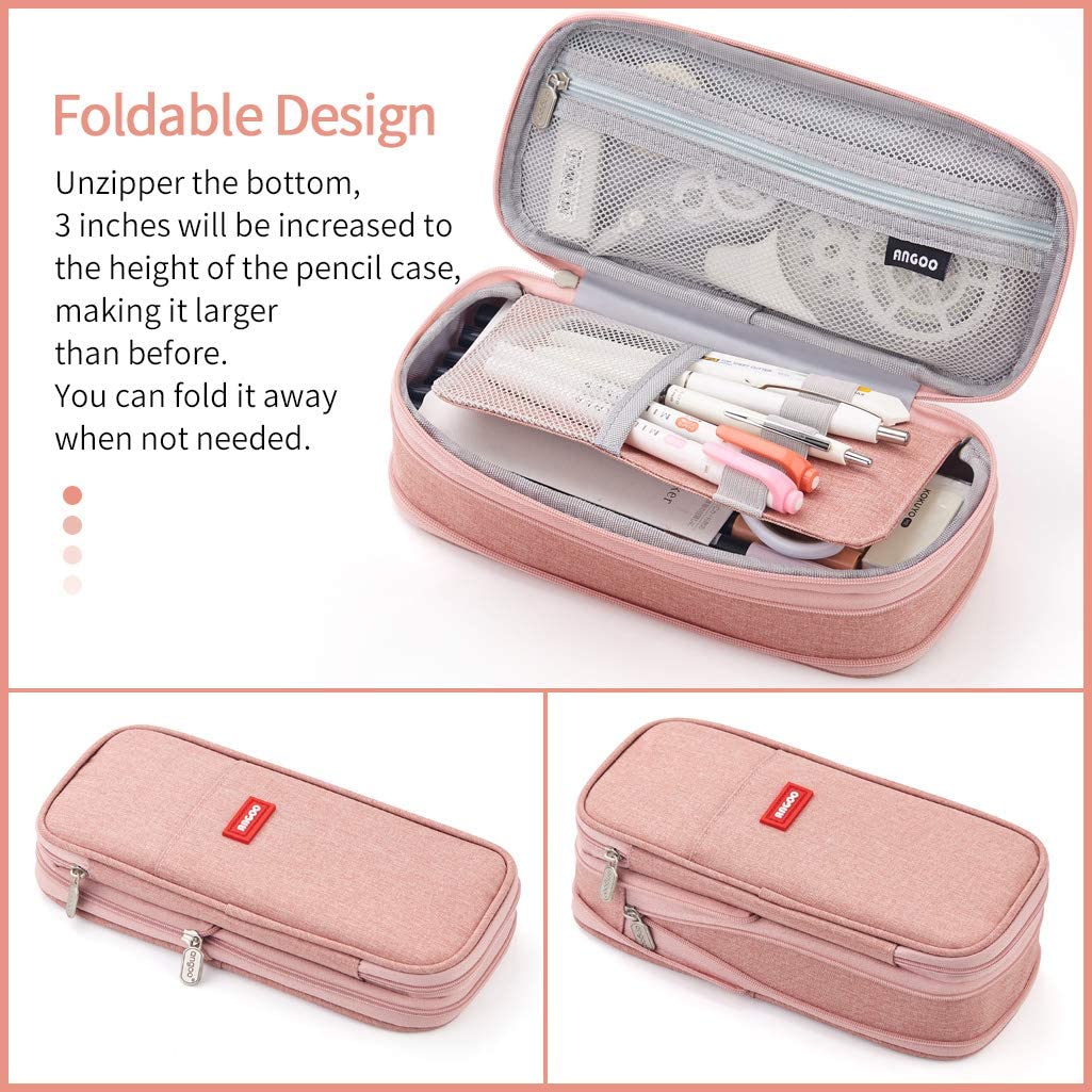 Angoo trousse a crayons pliable en toile pour l Grandado