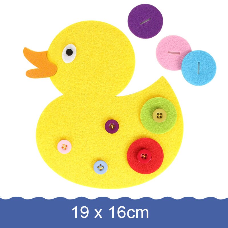 14 Styles Felt Button Craft For Kids Early Learnin... – Grandado